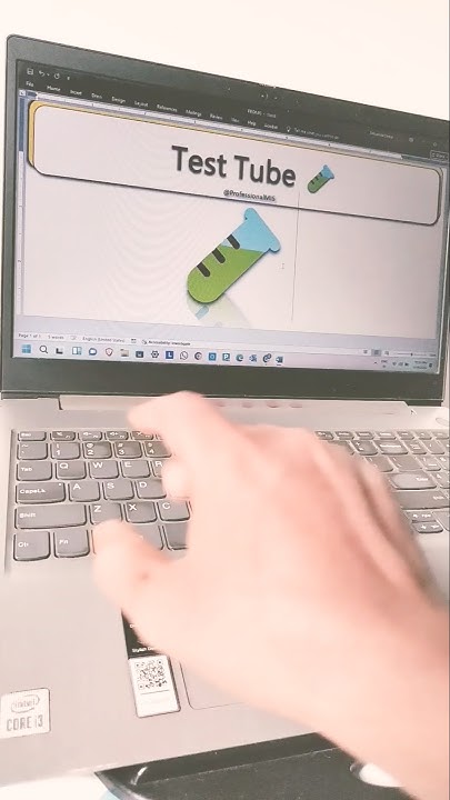 How to Type Test Tube 🧪 in MS Word Secret Unicode Code #Shorts - YouTube