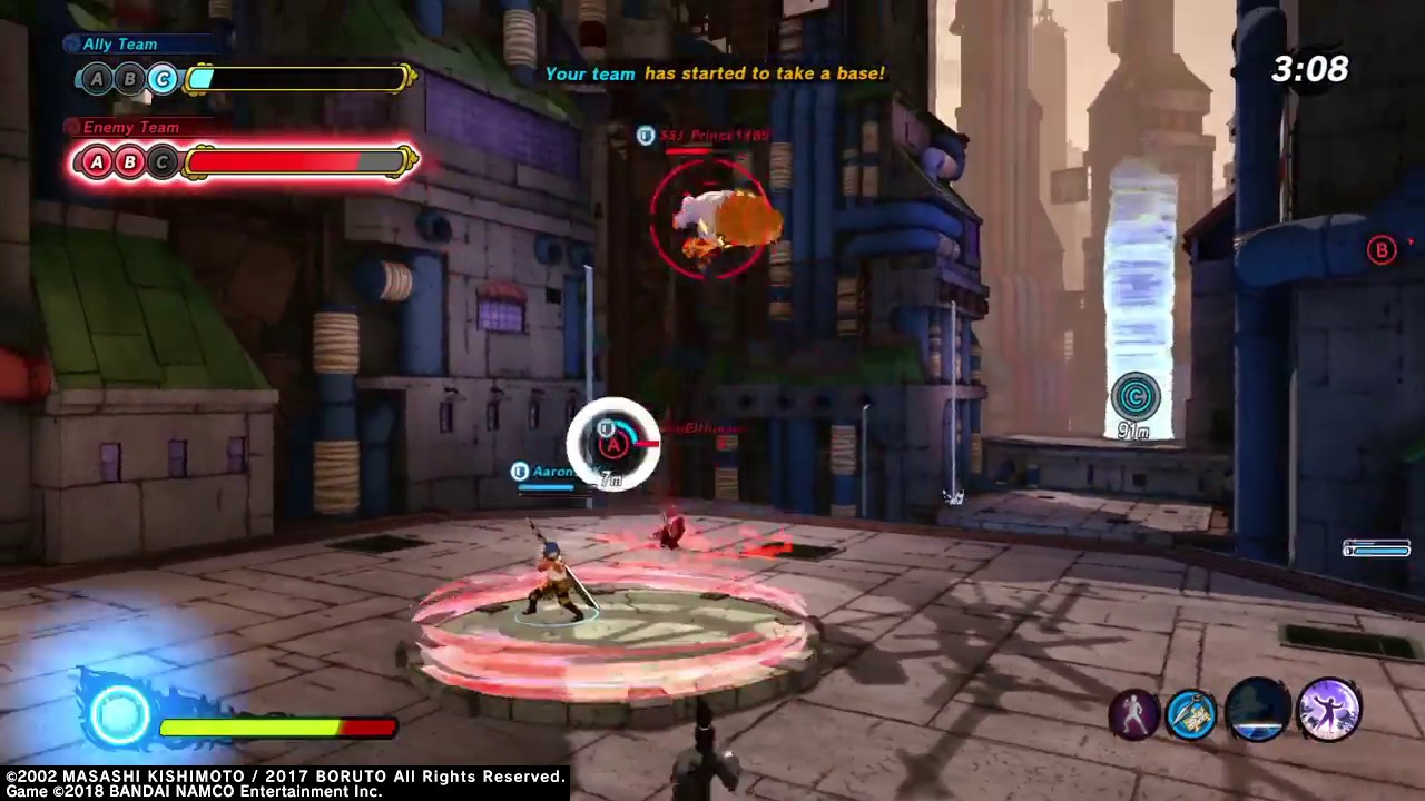 NARUTO TO BORUTO: SHINOBI STRIKER - Sand shield cancels planetary ...