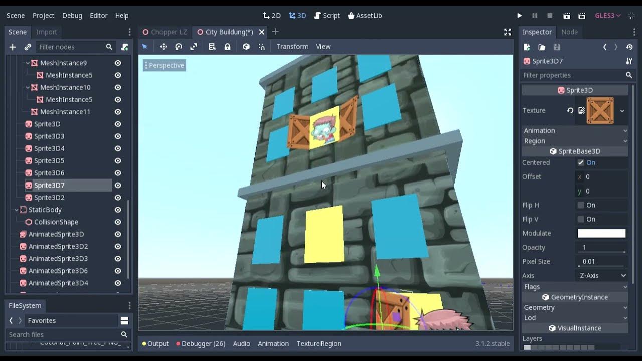 Google Godot Game: Making 2D+3D Zombie Wave Shooter -Destroyed City - YouTube