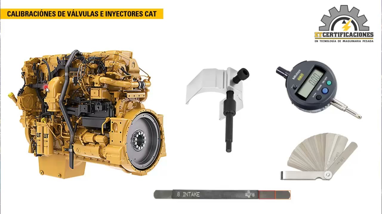 CALIBRACIÓN DE VALVULAS E INYECTORES EN MOTORES CAT - YouTube