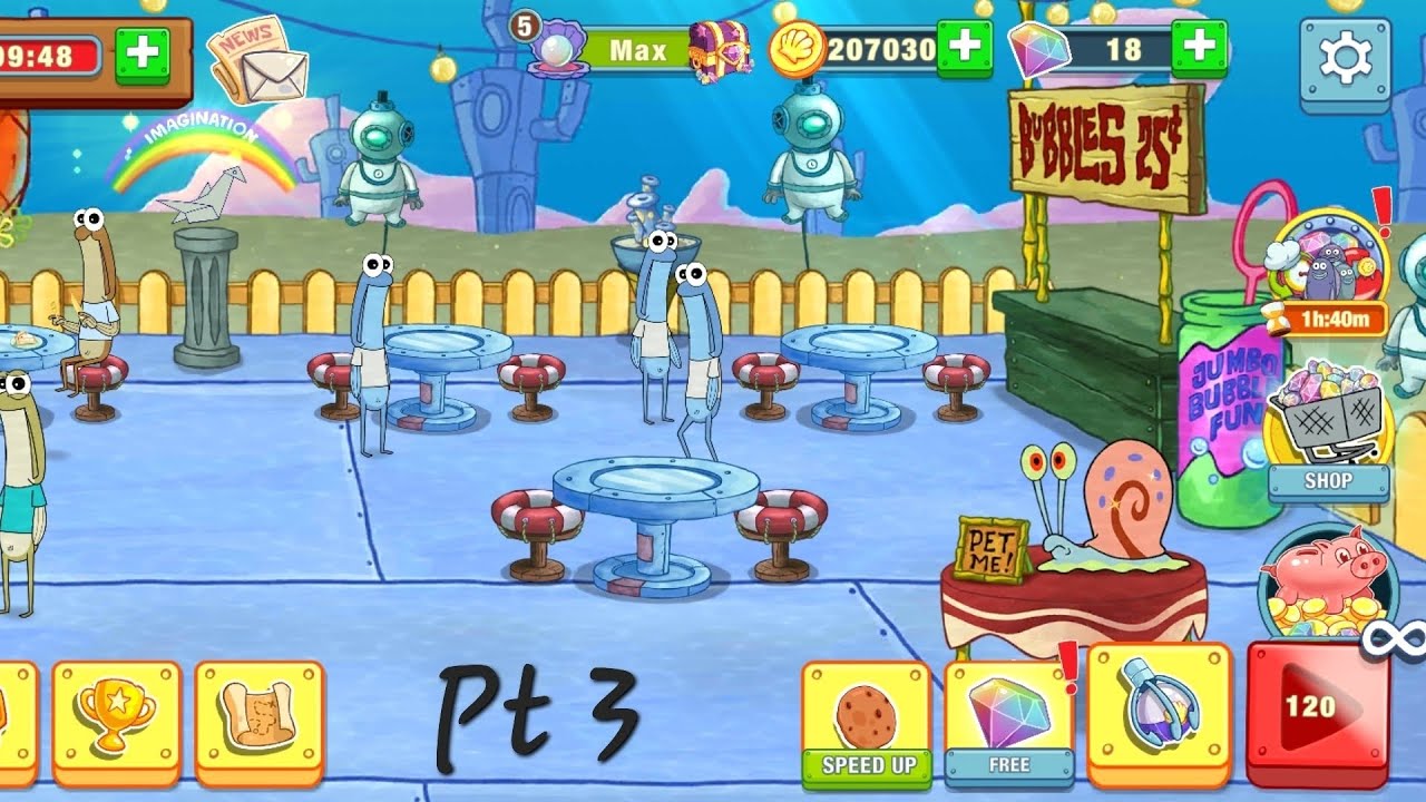 SpongBob - Krusty Crab Cook Off • pt 3 - YouTube