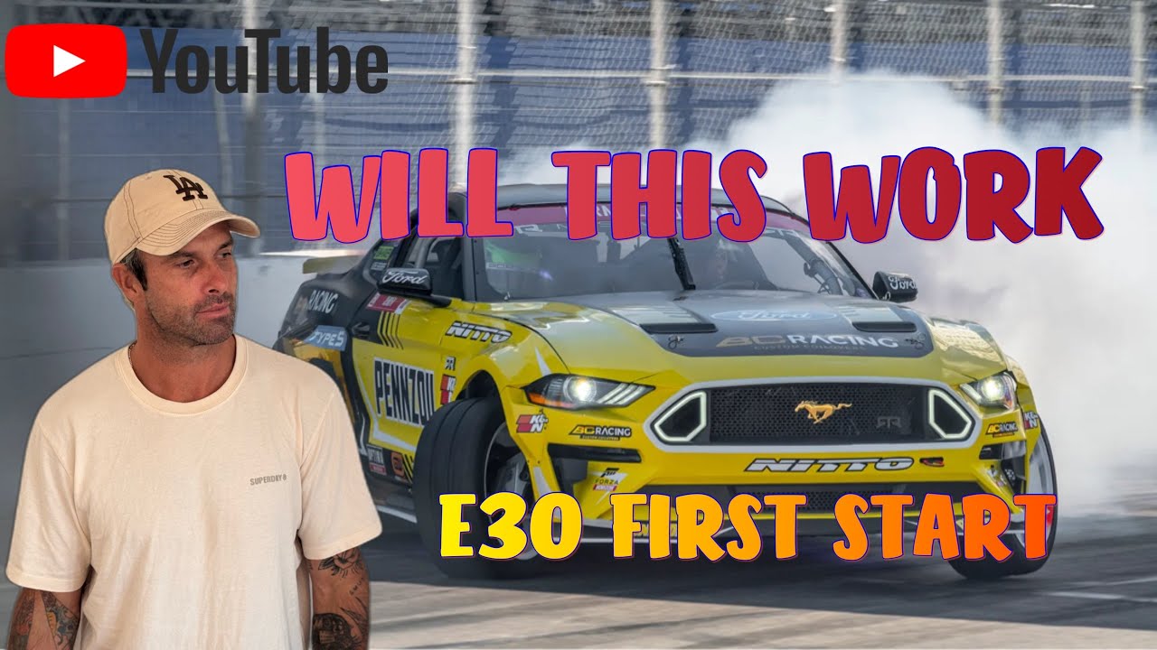 E30 DRIFT CAR first start - YouTube