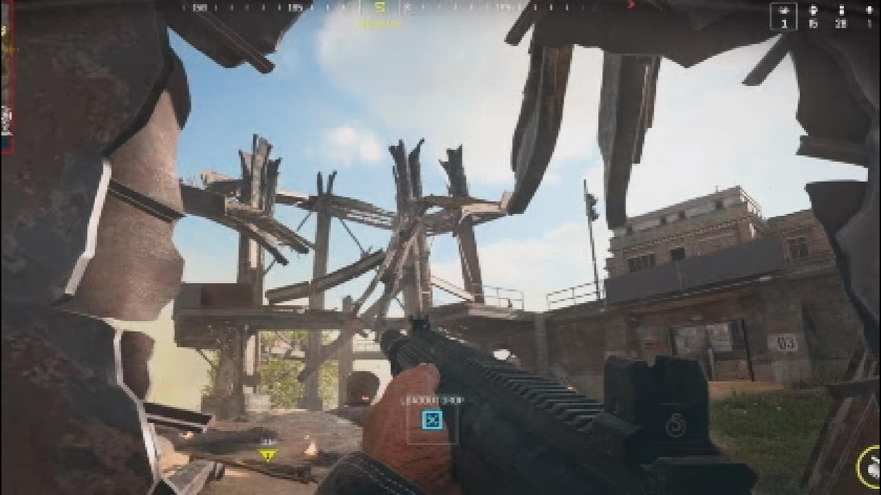 Water tower gets destroyed Rebirth Island - YouTube