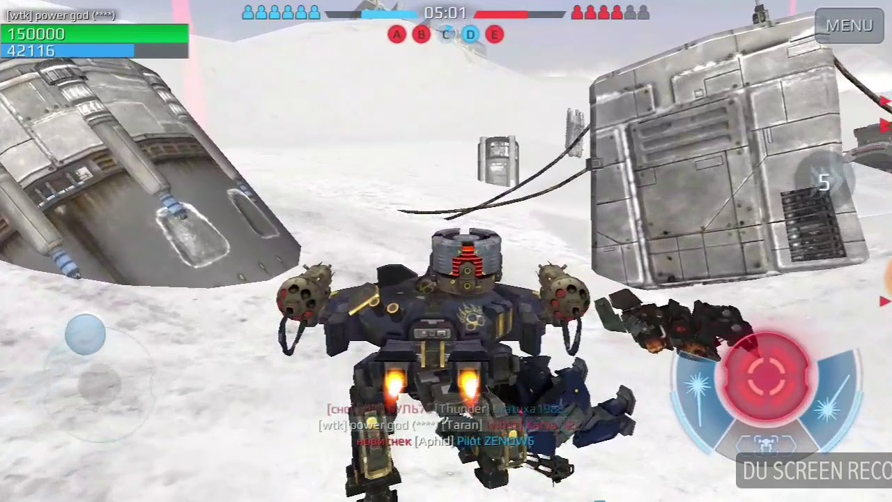 Top 3 robots 2017 on war robots gameplay - YouTube