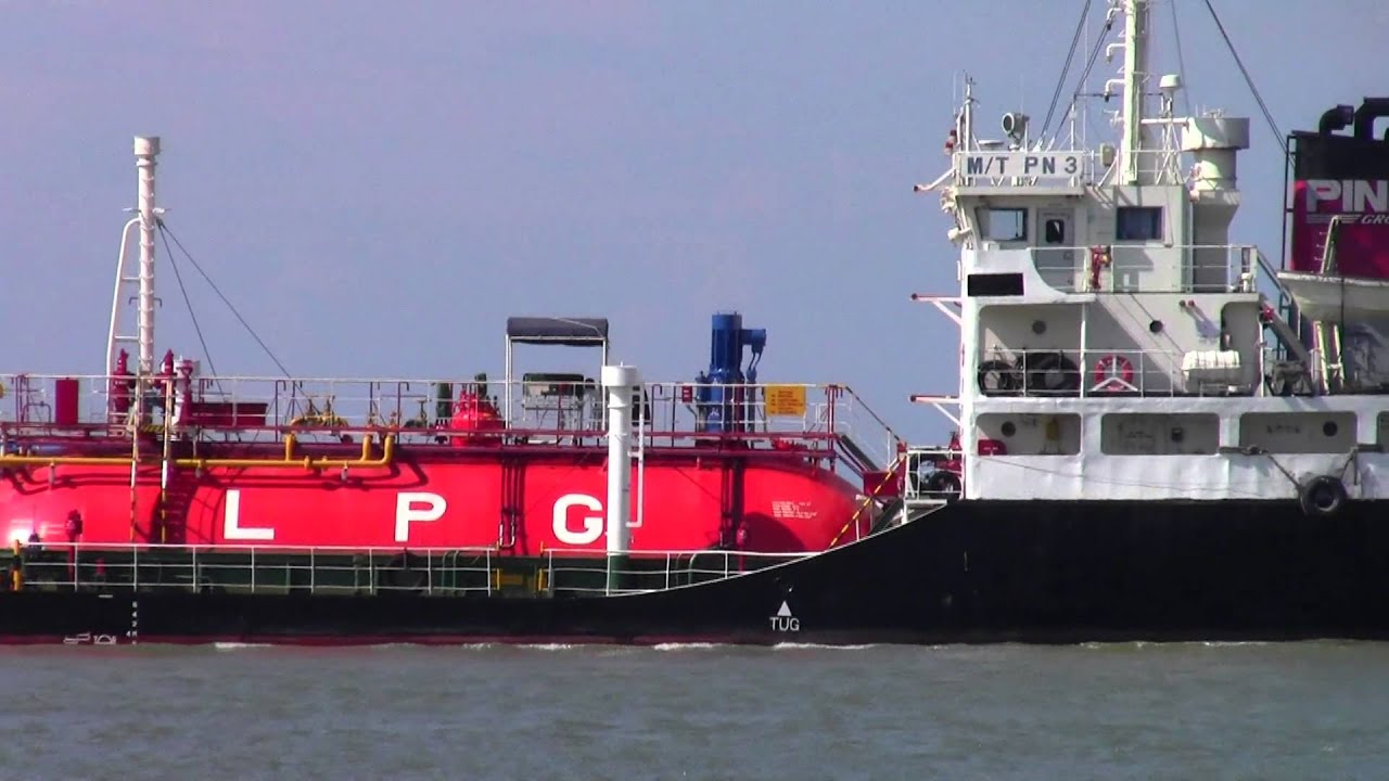 LPG Ship at Songkhla Port, Thailand - YouTube