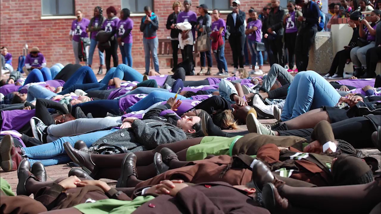 Silent Protest Die -in (Rhodes University) - YouTube