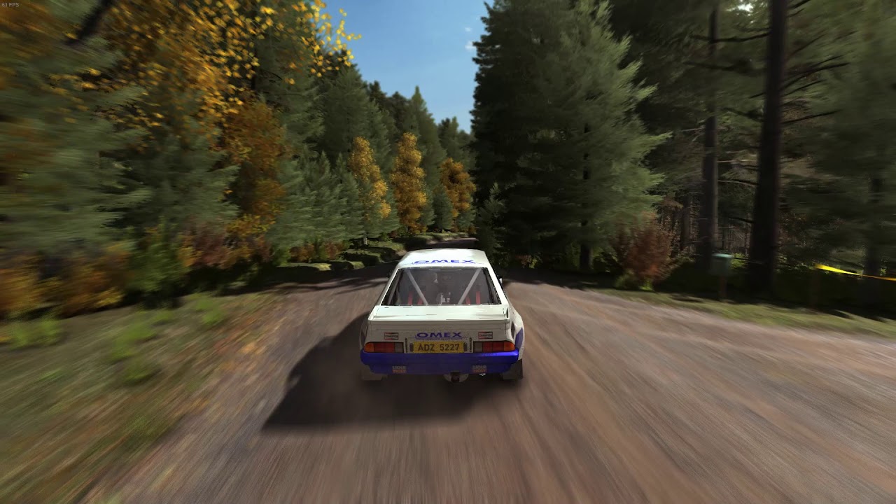 Dirt Rally - OPEL Manta - Rally Finland - Chase Camera - YouTube