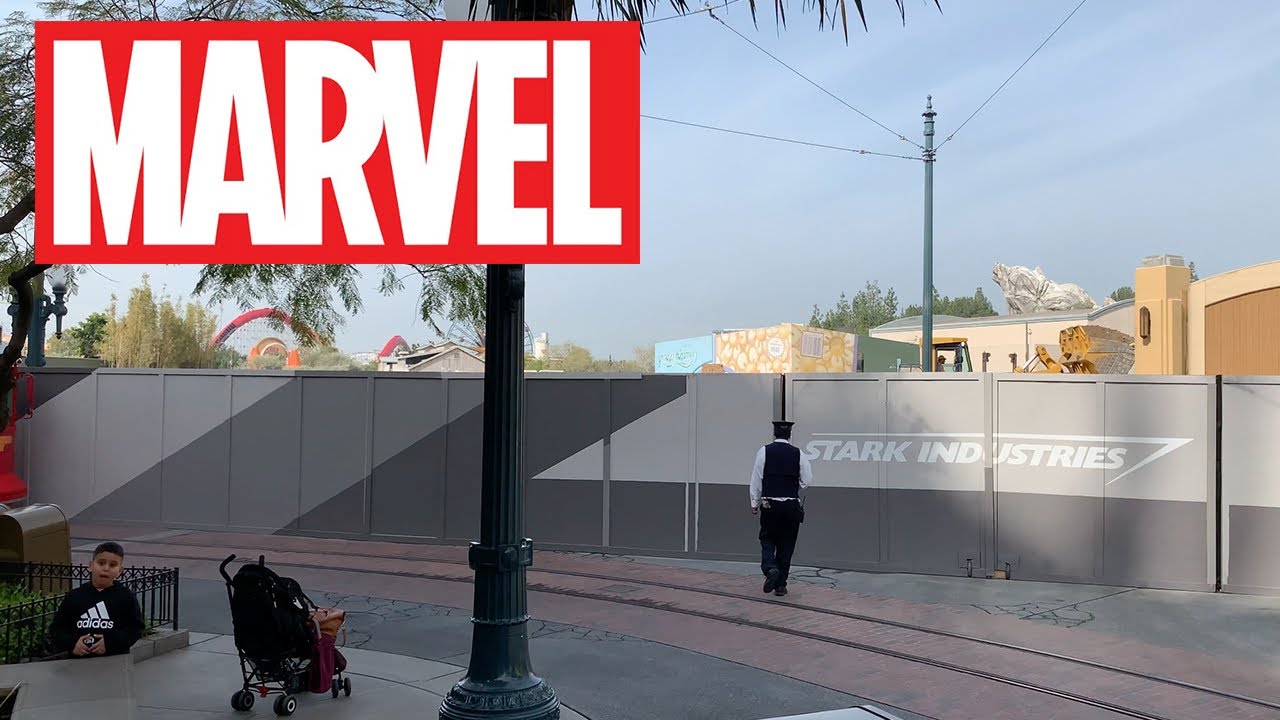 Marvel Land Construction Update Disney's California Adventure March ...