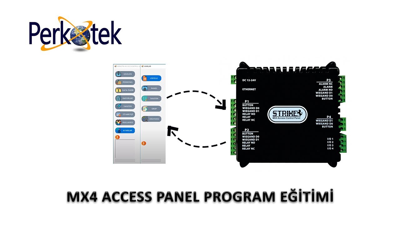 MX4 ACCESS PANEL PROGRAM EĞİTİMİ | PERKOTEK - YouTube