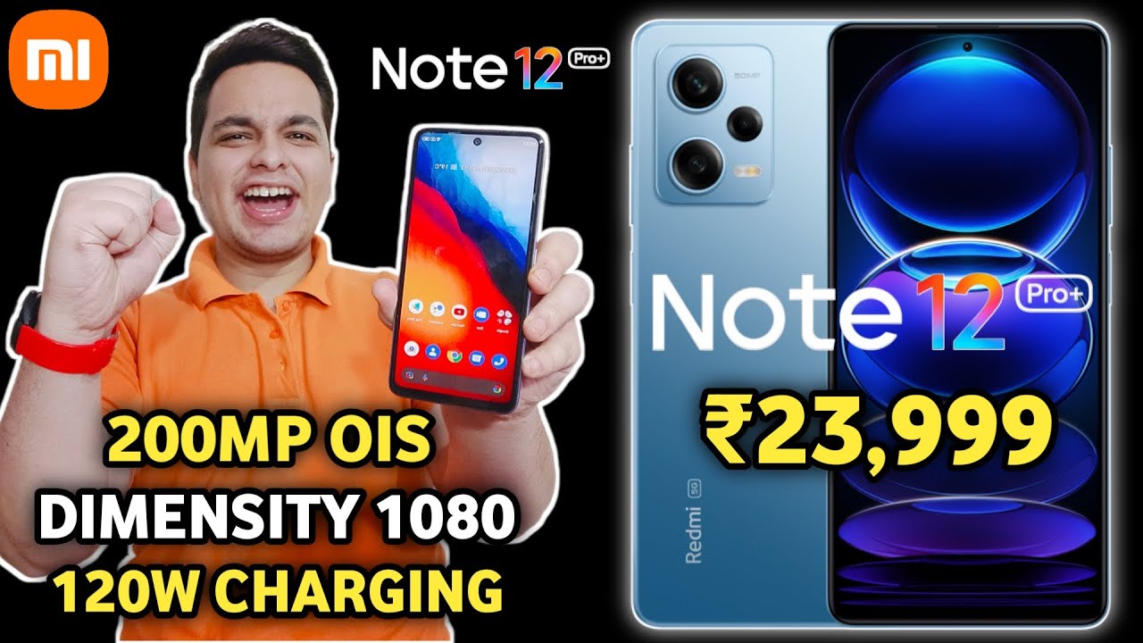 Redmi Note 12 Pro Plus 5g Launched 🔥 Redmi Note 12 Pro Plus Price ...