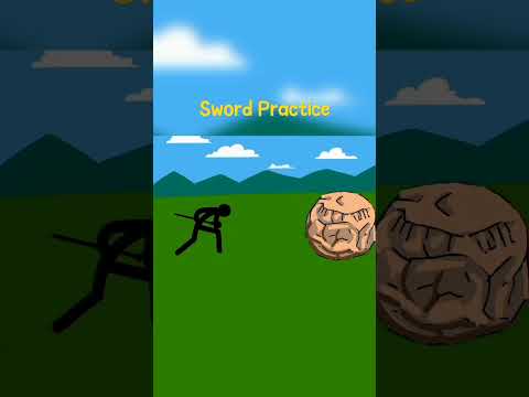 Time Stop using sword..#sword#swordfighting #animation #flipaclip # ...