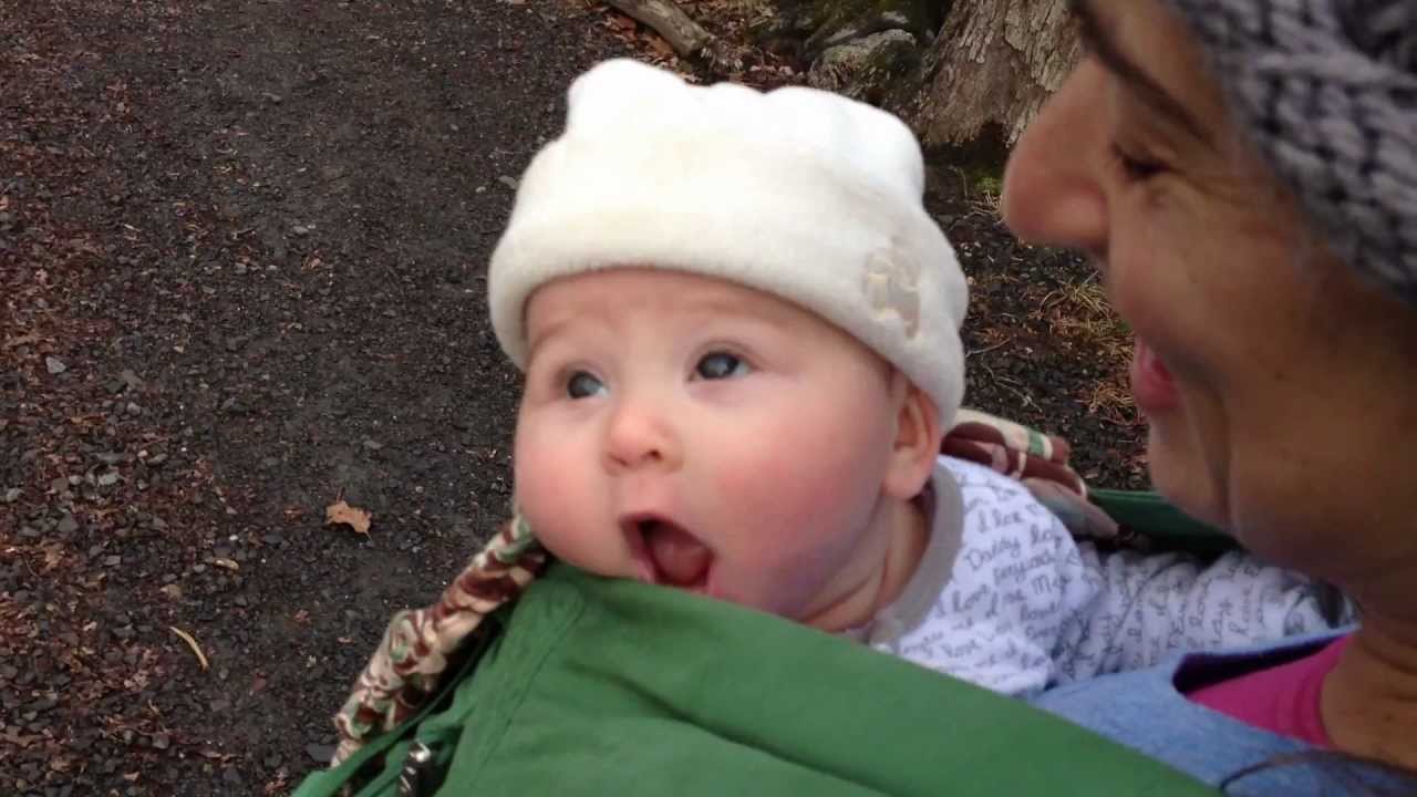 Cute baby laughing hysterically - YouTube