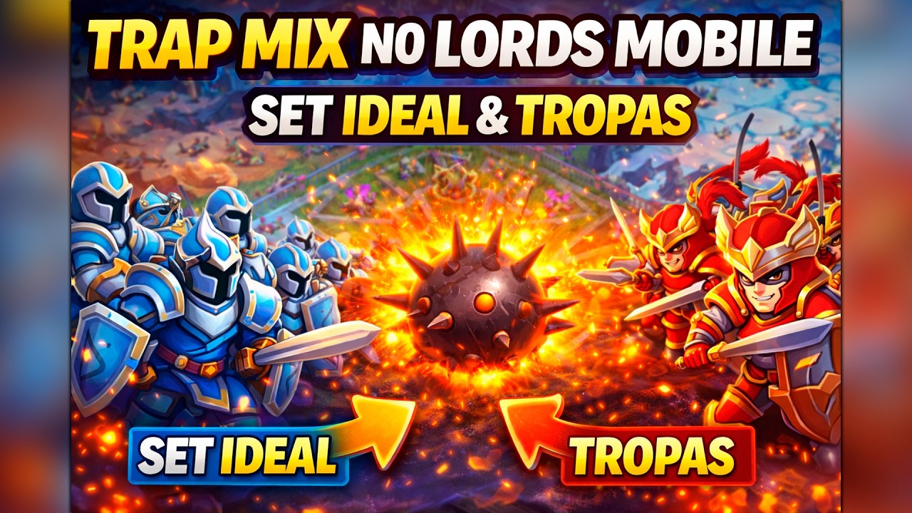 😱COMO FAZER TRAP MIX NO LORDS MOBILE 🔥 | SET, TROPAS E DICAS - YouTube