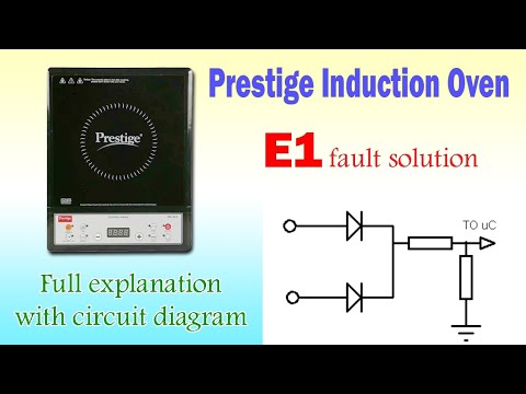 Prestige PIC 22.0 induction oven E1 fault repair (Hindi) | prestige induction repair # ...