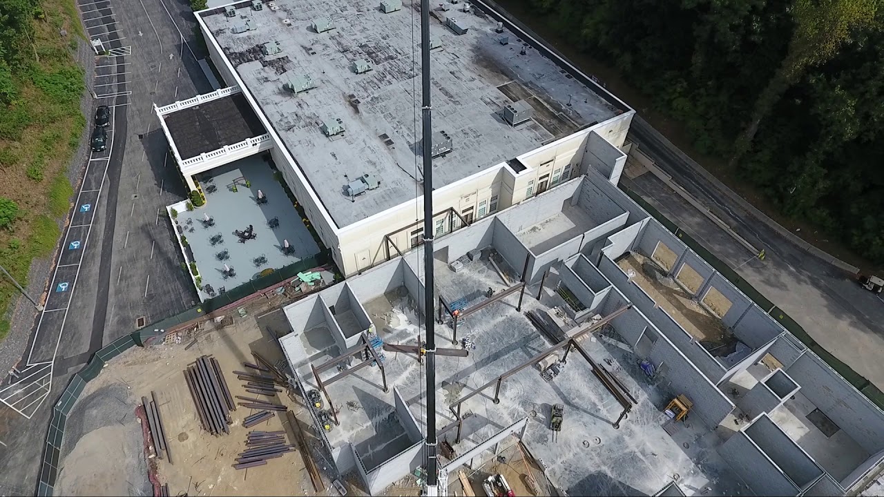 Drexelbrook Hotel Construction Update - October 2017 - YouTube