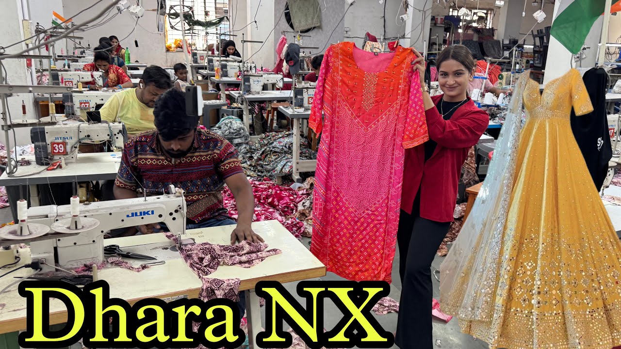 कुर्ती की फैक्ट्री , Kurti Factory Surat , Sai Dhara NX Brand , Surat ...
