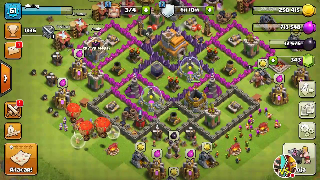 Sorteio de Cv7 !!Na prox Live!!-Clash of clans!! - YouTube