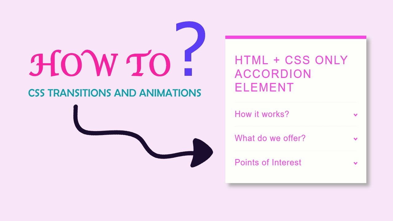 How To Design Faqsaccordion Elements With Html And Css No Javascript 9913