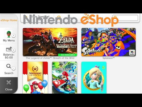 Wii U - Exploring Nintendo eShop - YouTube