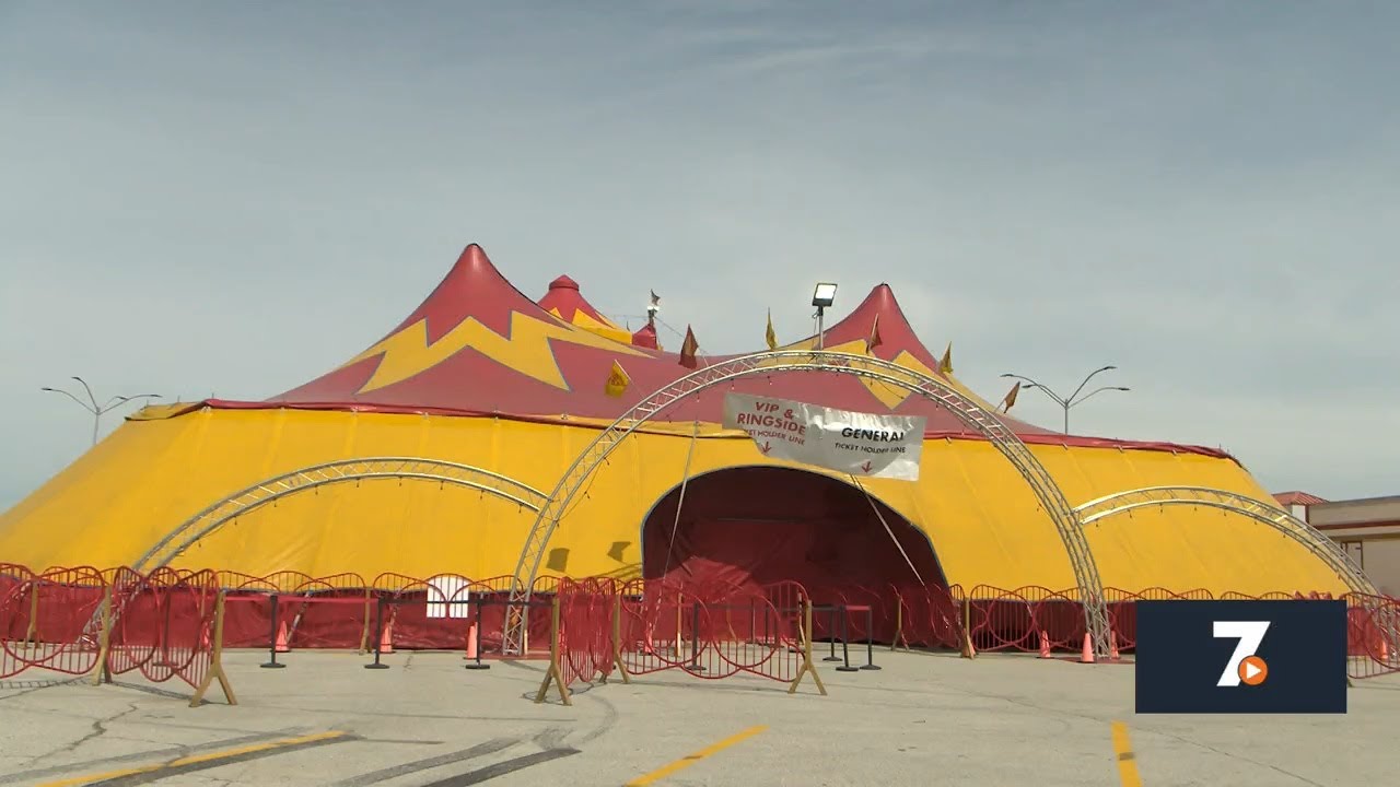 Tarzan Zebini Circus comes back to Webb City - YouTube