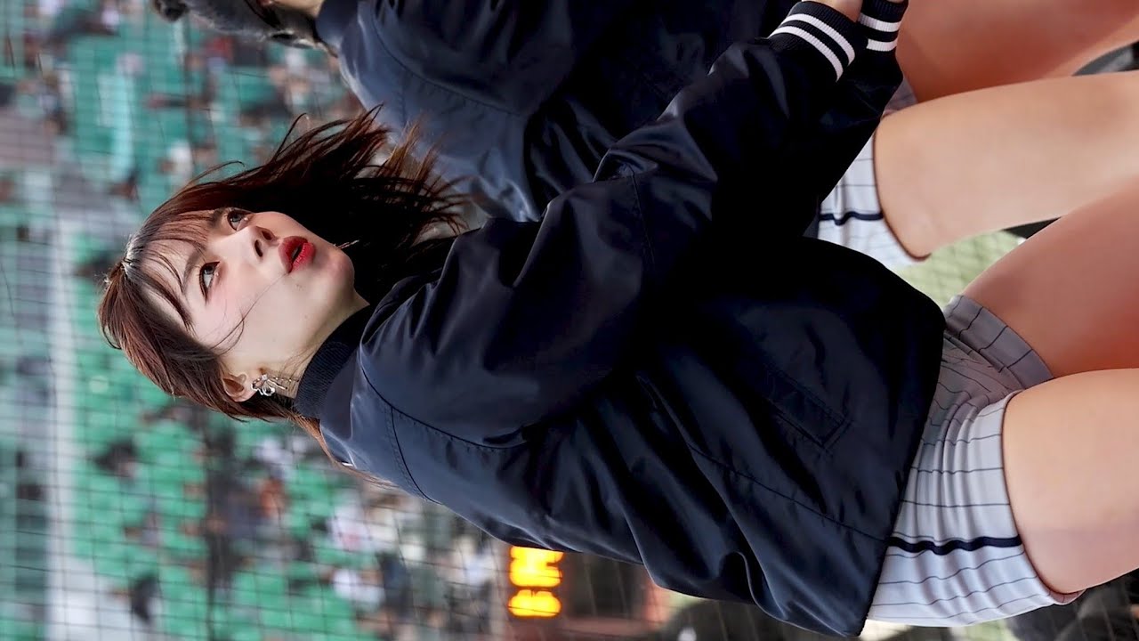 [4K] 250415 한화이글스 하지원 치어리더 ' BABYMONSTER - DRIP ' 직캠 @인천 SSG 랜더스필드 - YouTube