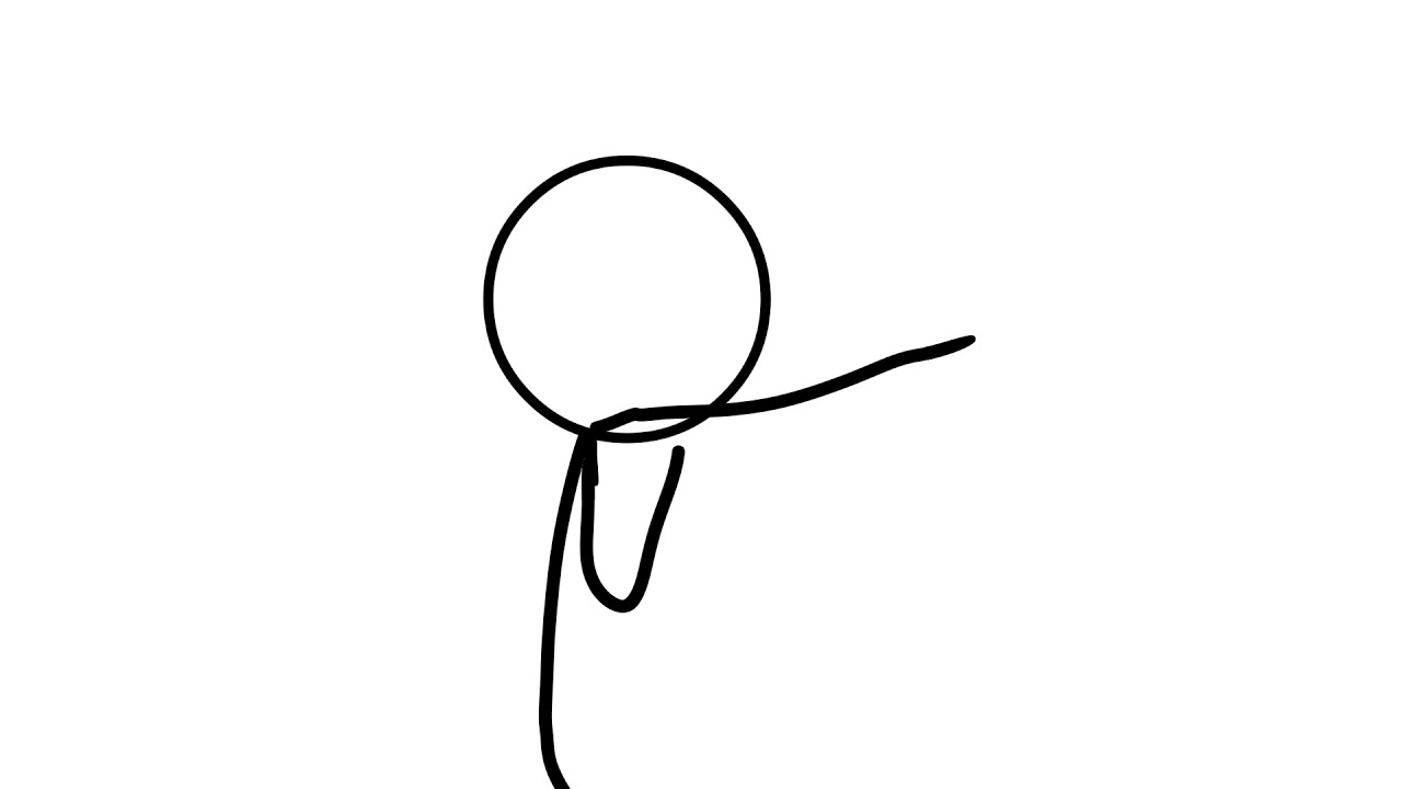 Stickman punching in slowmotion - YouTube