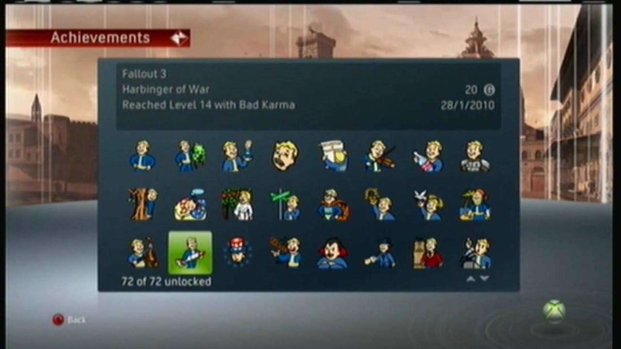 All Achievements In Fallout 3 Including DLC - YouTube