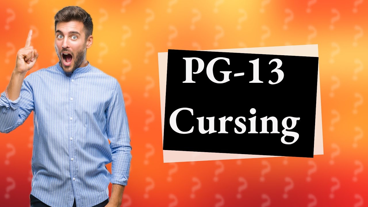 Can you curse in PG-13? - YouTube