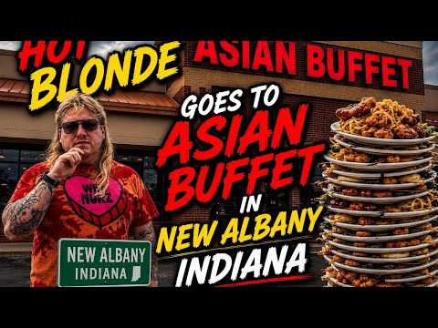 Hot blonde goes to asian buffet in new albany indiana