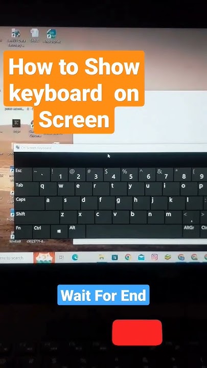 How To Show Keyboard On Computer Screen Viral Computereducation Shorts Keyboard Computer