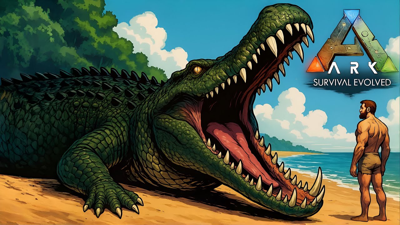 Crocodile Hug Gone Wrong | Ark Survival Evolved | EP 3 - YouTube