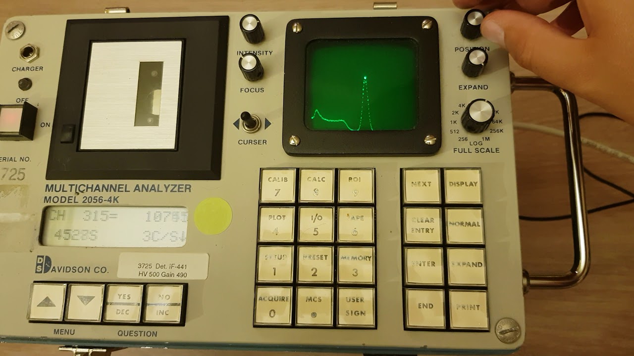 Multichannel Analyzer Davidson 2056-4K - YouTube