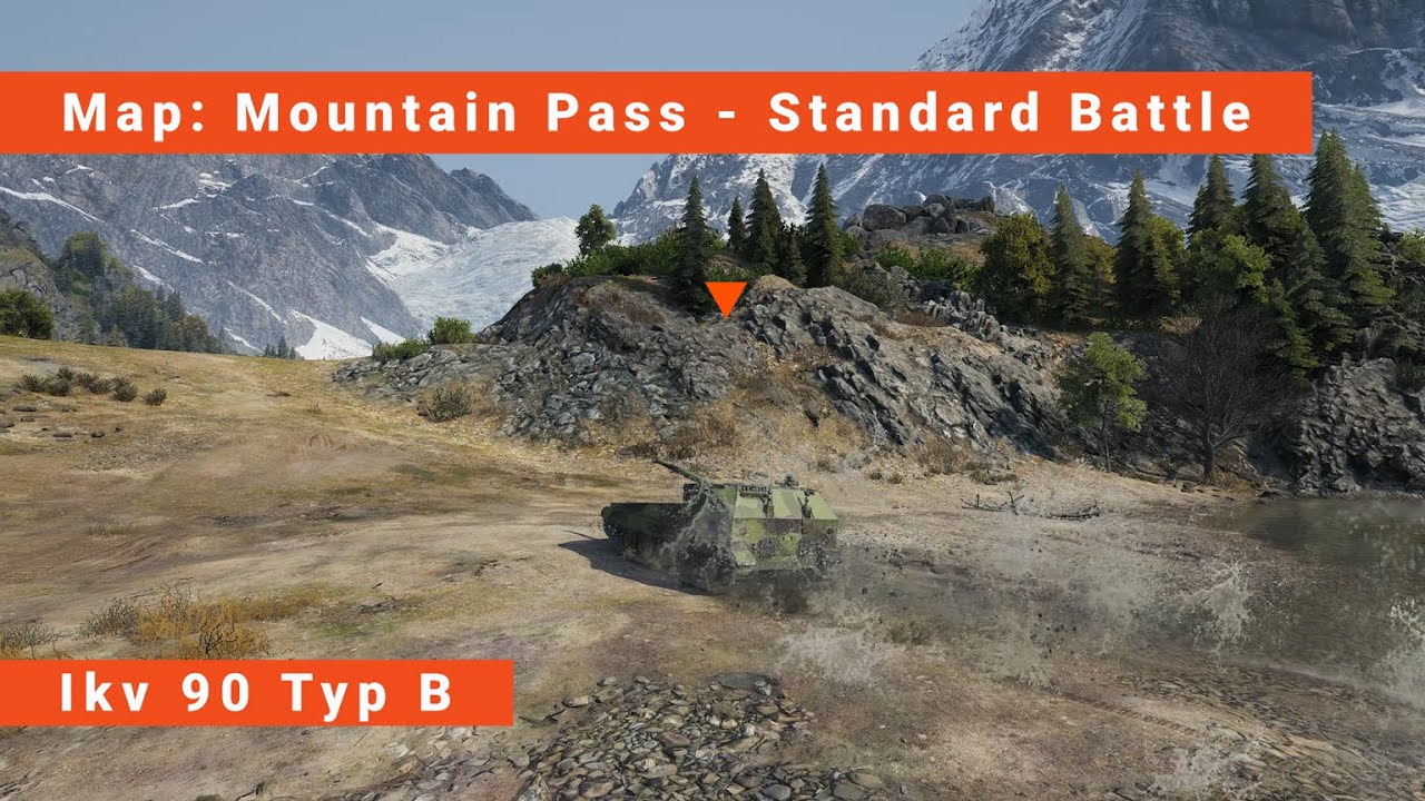 WoT - Ikv 90 Typ B - 2.2k dmg - Mountain Pass - Standard Battle - YouTube