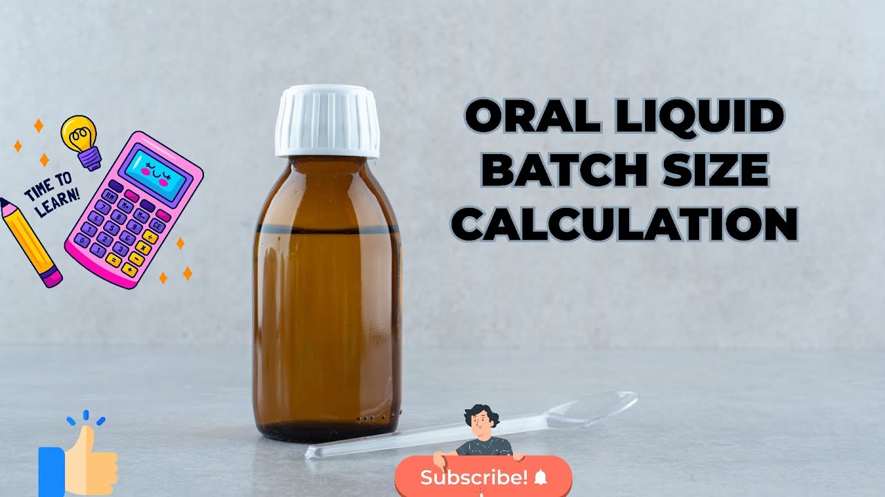 Liquid Batch Size Calculation | Easy and Simple Way | By. Mr. K - YouTube