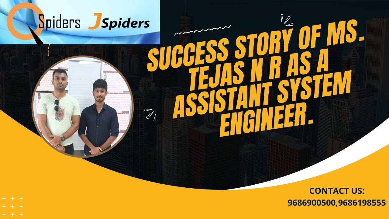 Success story of Ms. tejas N R as a Assistant system engineer. - YouTube