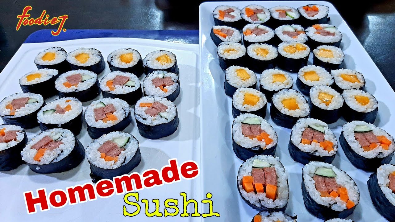 How to Cook Homemade Sushi Recipe - YouTube
