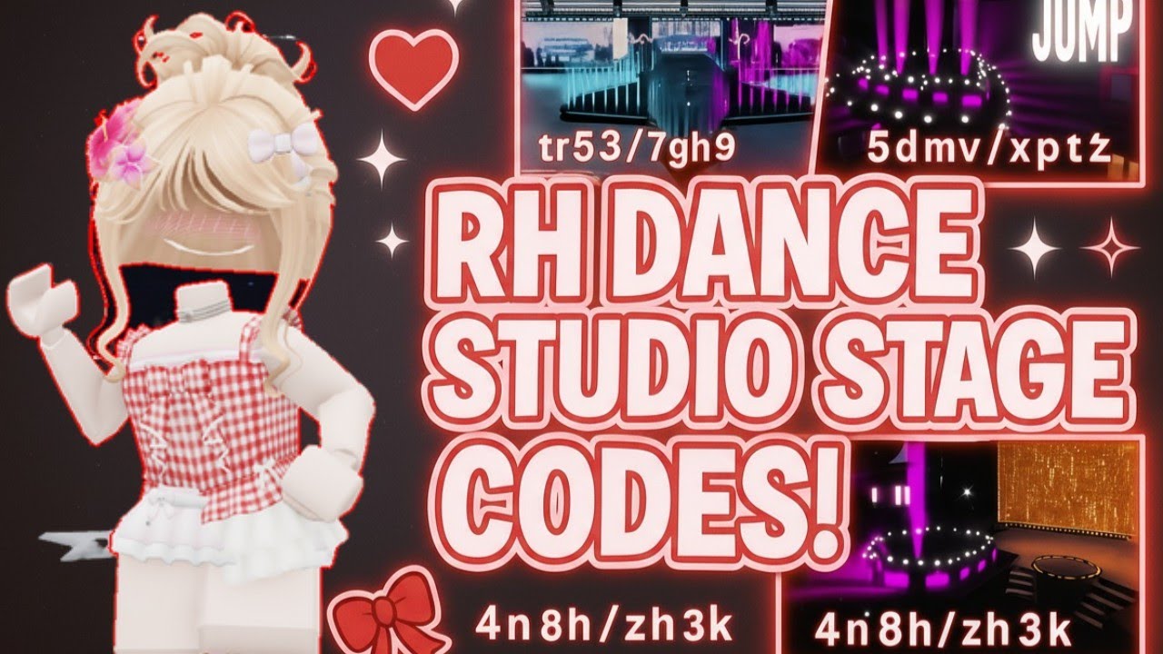10 BEST RH Dance Studio Stage Codes 2025 | Katsye, Gnarly, BLACKPINK Jump & Concert Stage! - YouTube