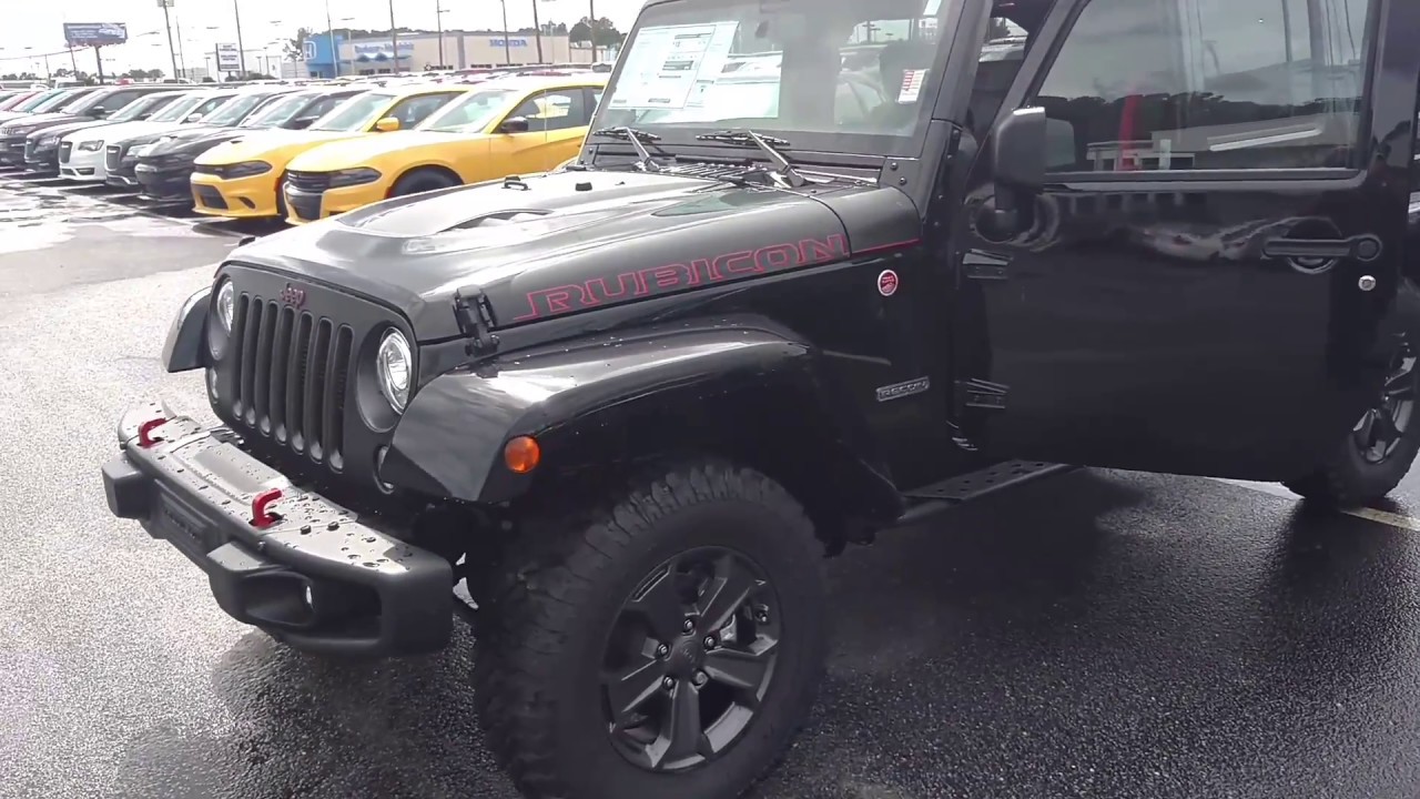 2017 Jeep Wrangler Rubicon Recon Quick Walk-Around - YouTube