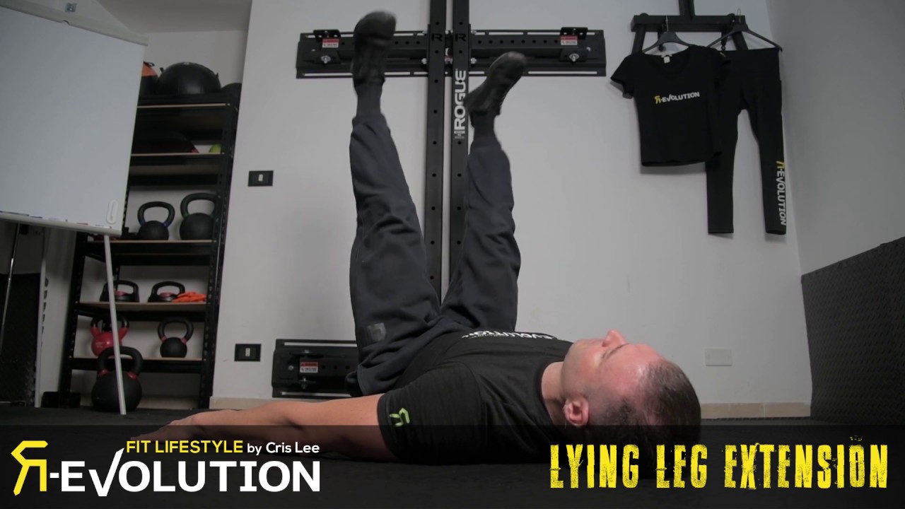 Я-Evolution Tutorial Lying Leg Extension - YouTube