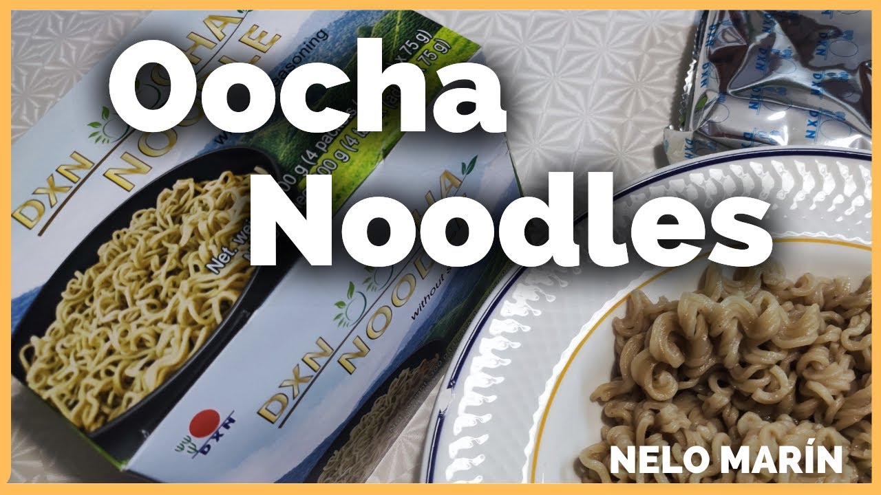 DXN OOCHA NOODLES Fideos con Té Oolong - YouTube