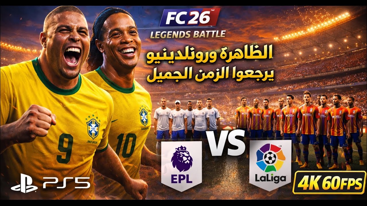 La Liga Legends vs Premier League Legends⚡| FC 26 - 4K 60FPS - YouTube