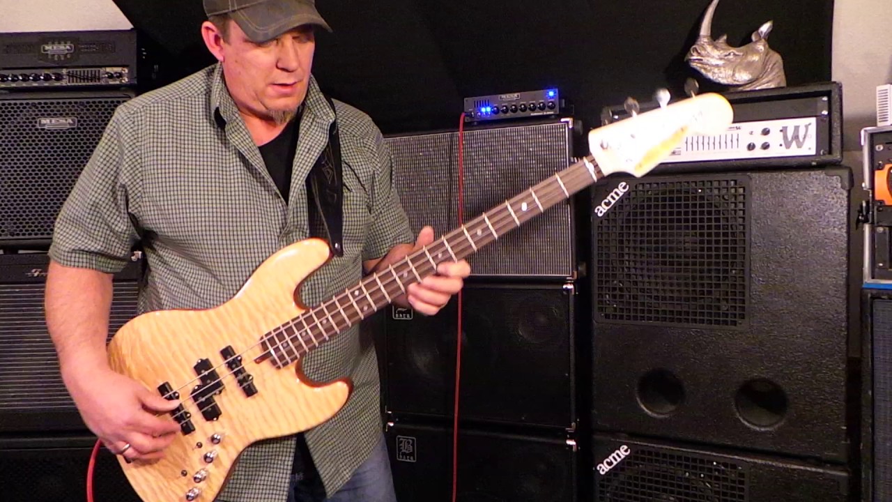 Doner Designs custom JPJ w/ Nordstrand Pickups - Andy Irvine - YouTube