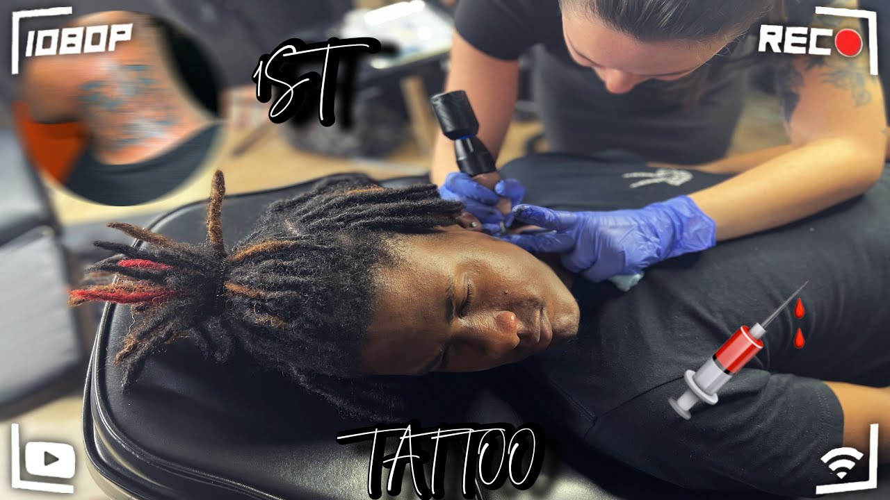 MY BROTHER GETS HIS FIRST TATTOO🫨 ~ Alexandria Hopkins - YouTube