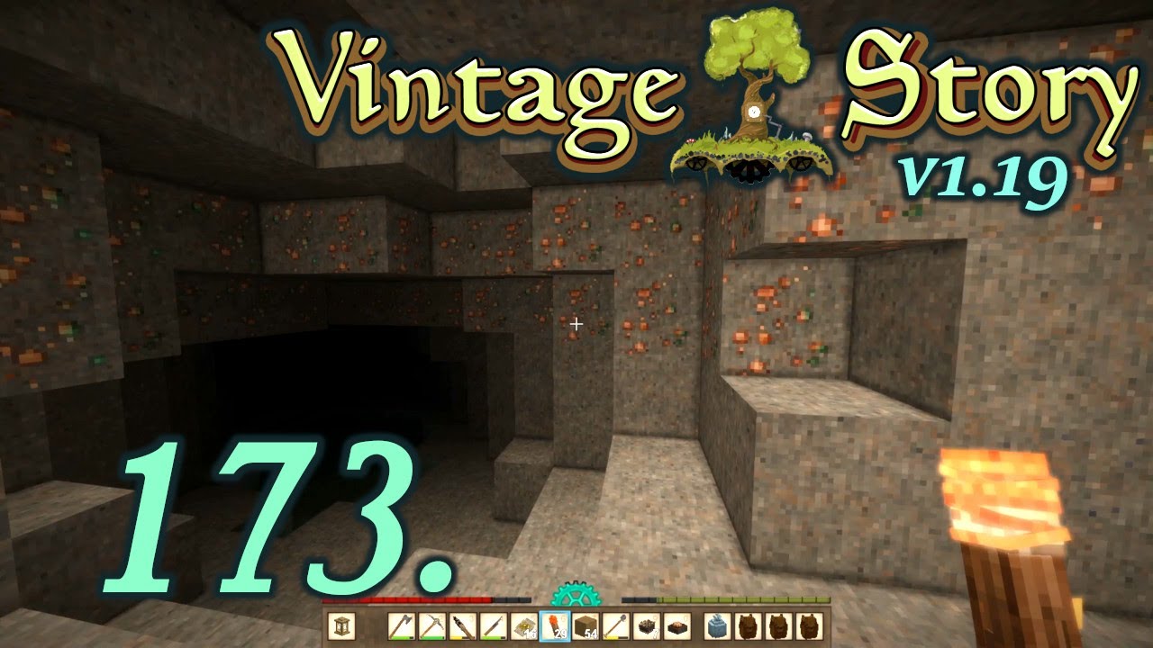 Securing the New Copper Ore Cave - Let's Play Vintage Story 1.19 Part ...