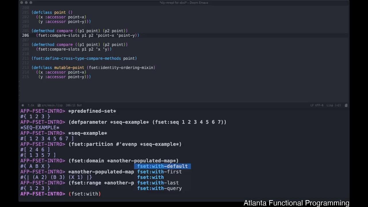 Common Lisp Study Group: FSet (Part III) - YouTube