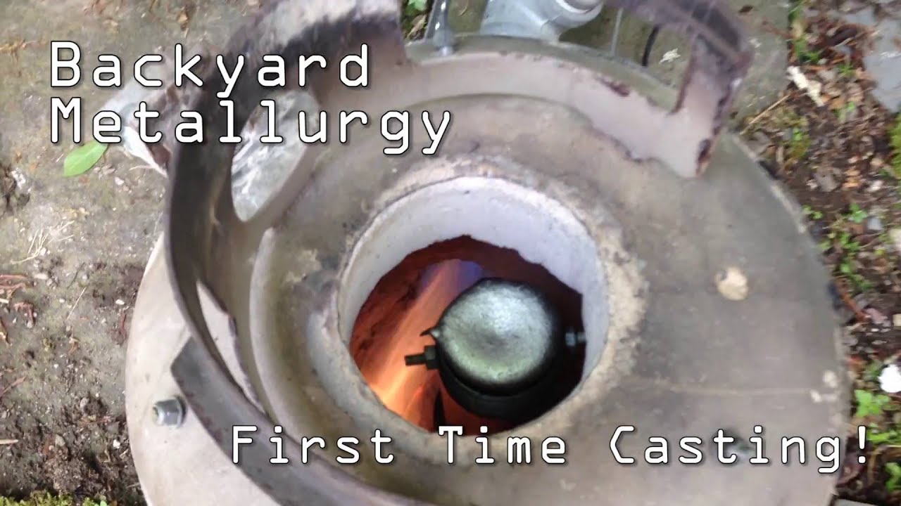 DIY Aluminum Furnace, Casting Metal - YouTube