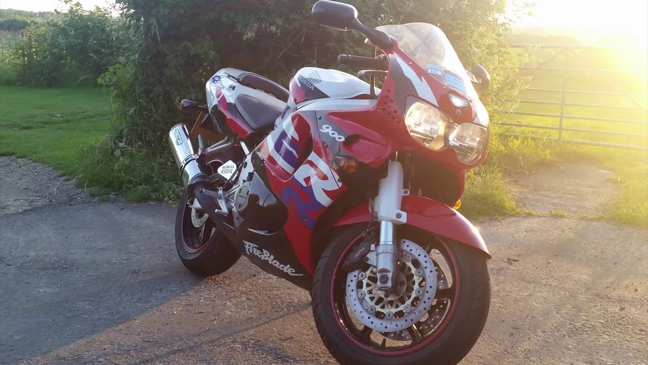 First ride of 2017 Fox Eye Honda Fireblade CBR900rr - YouTube