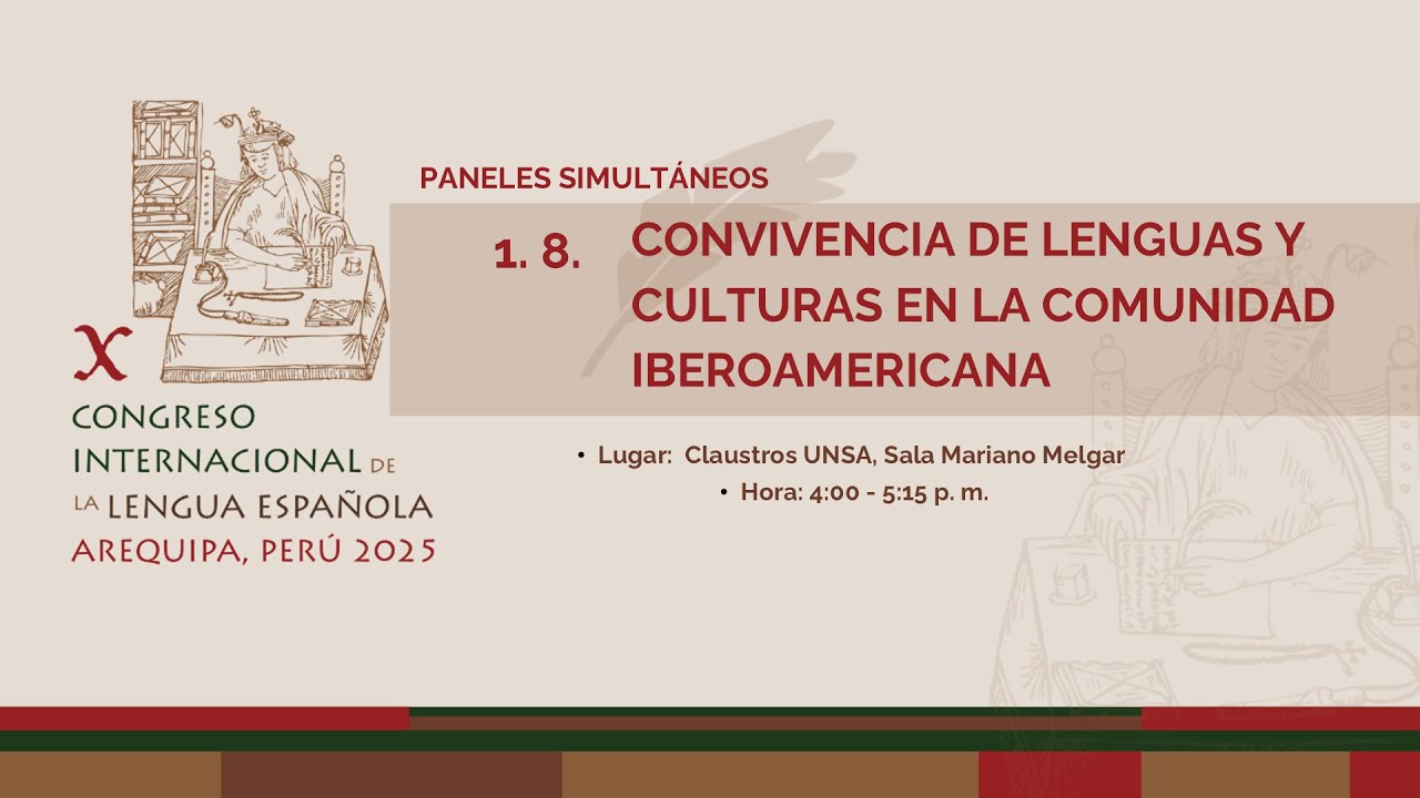 Convivencia de lenguas y culturas en la comunidad iberoamericana. - YouTube