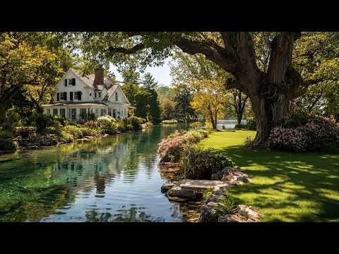 the peace and quiet of summer morning 🌳 soft piano for deep focus, stress relief & slow living