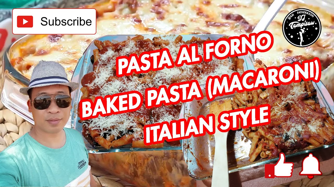 PASTA AL FORNO (BAKED MARACONI) | BY CHEF DJ TAMPISAW - YouTube